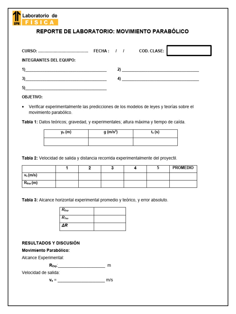 Reporte Lab Fisi1 s03 MP | PDF