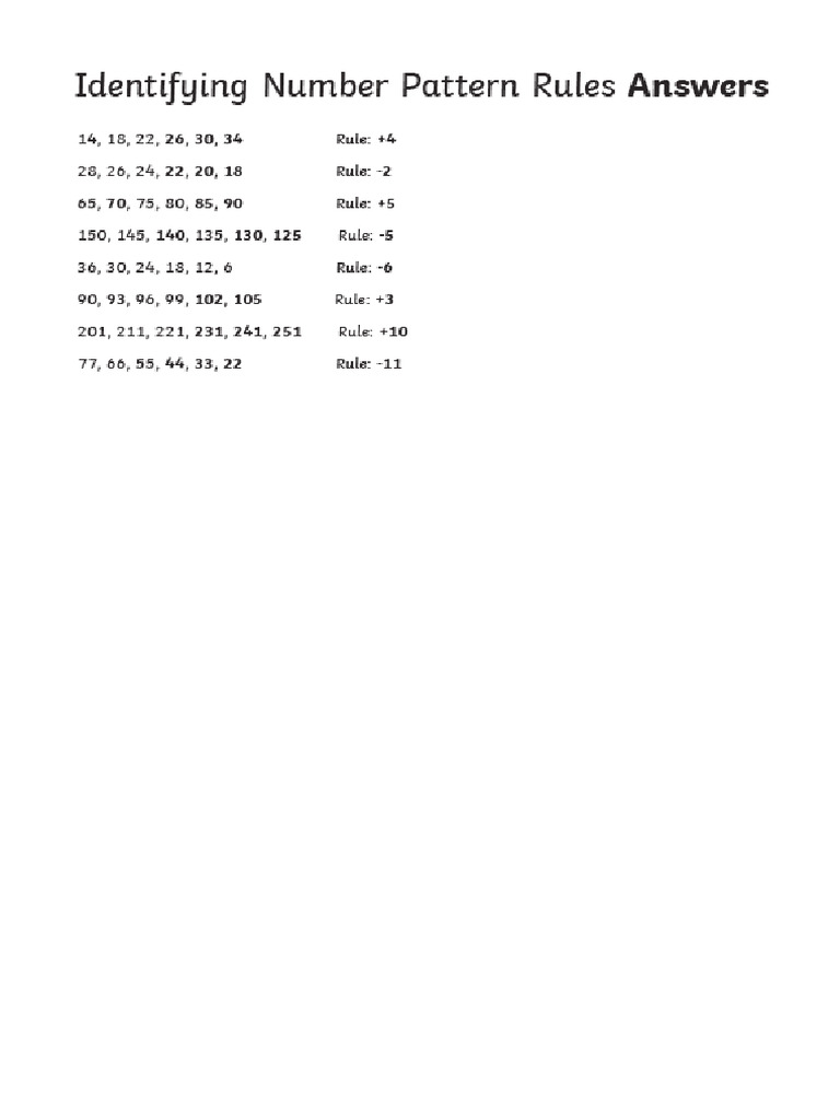 answers to patterns | PDF