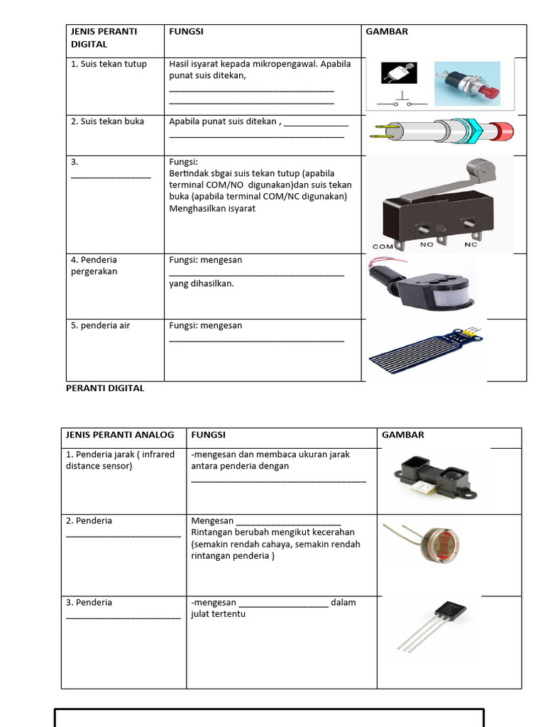 Jenis Peranti Digital Reka Bentuk Elektrik | PDF