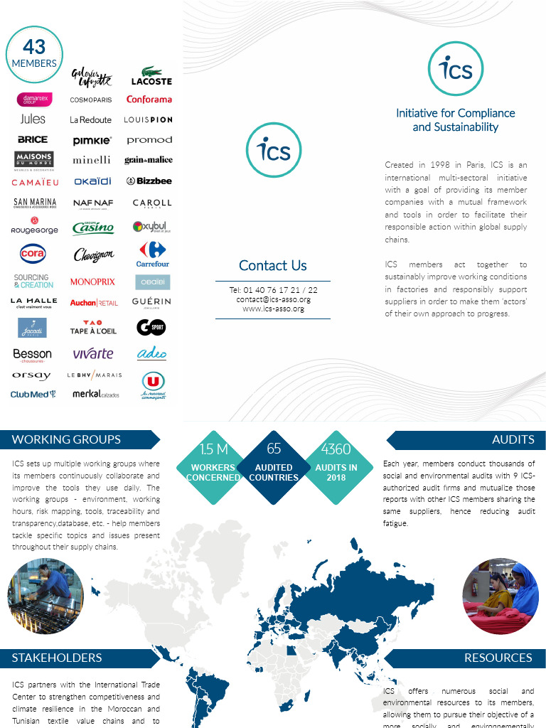 ICS Leaflet 2019 | PDF | Supply Chain | Sustainability