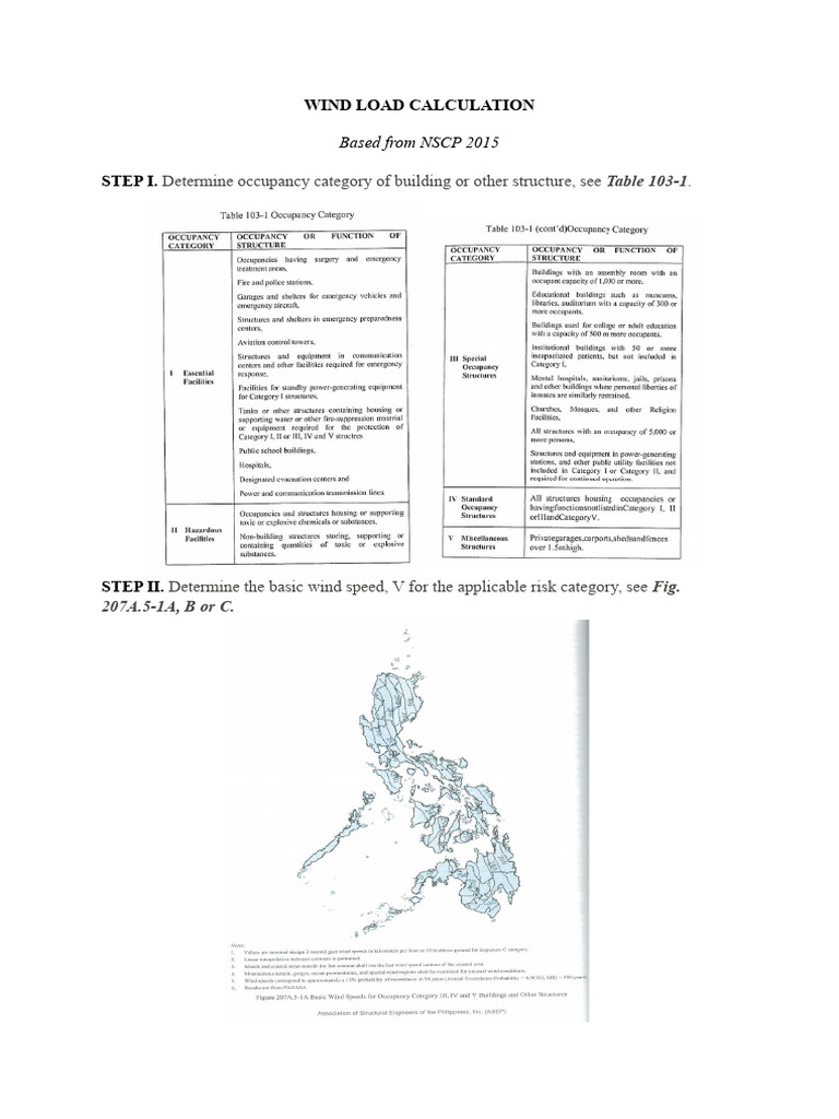 Wind Load Calculation Guide NSCP 2015 | PDF | Computers | Technology ...