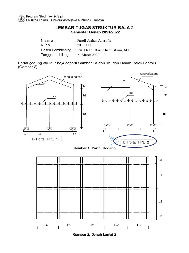 Tubes Baja 2 - 20110003 - Farell Arthur Asyrofle | PDF