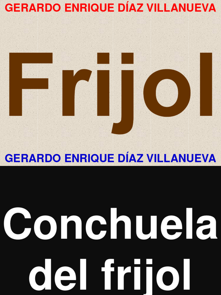 Control de Conchuela del Frijol | PDF | Crisálida | Escarabajo