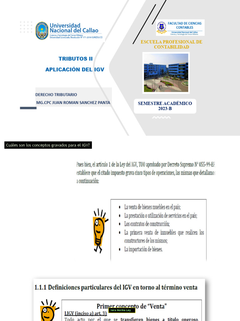 Semana 1 Tributos II | PDF | Impuestos | Propiedad