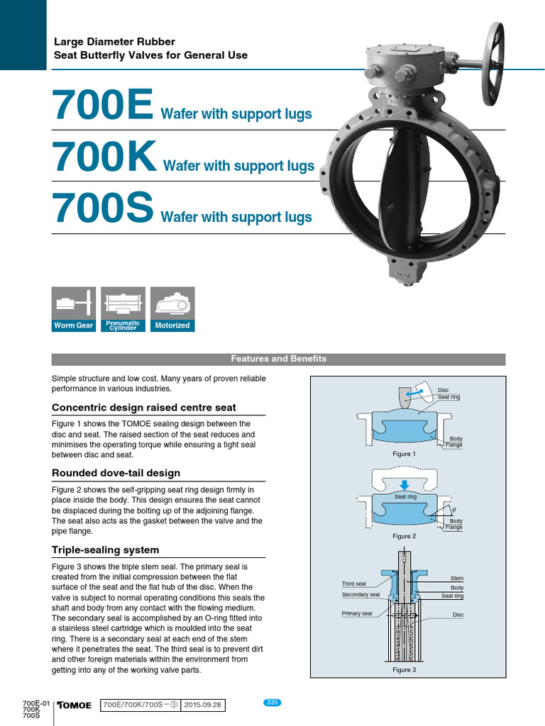 TOMOE 700e-700k-700s | PDF | Valve | Building Engineering