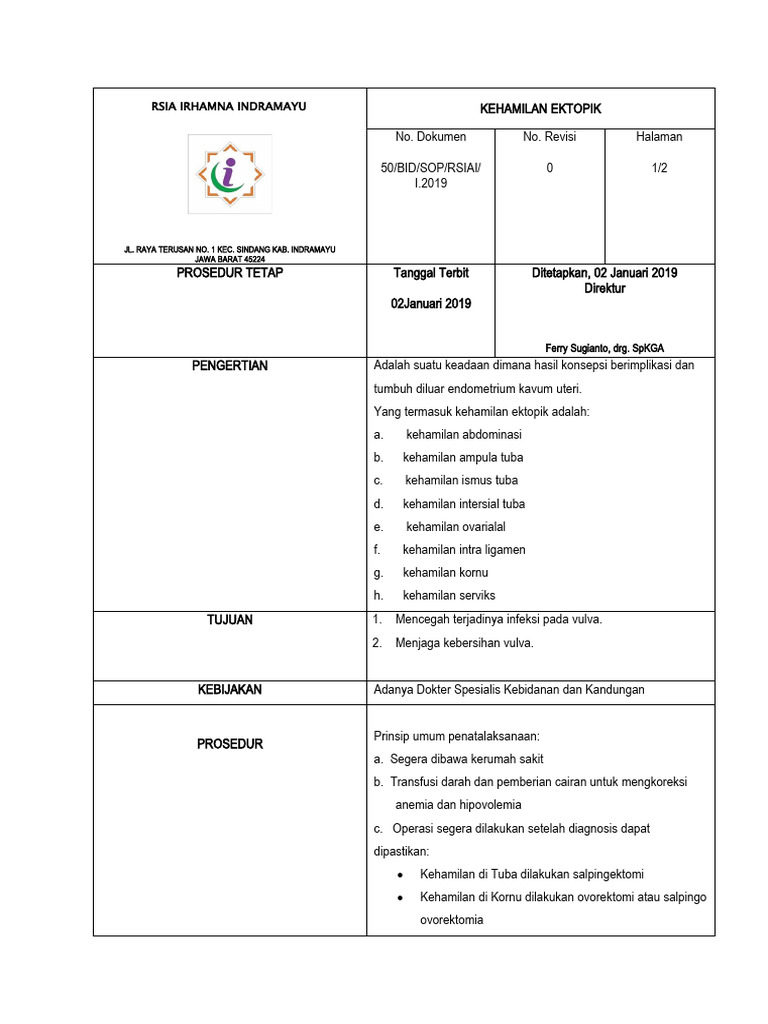 50 Kehamilan Ektopik (Sudah) | PDF