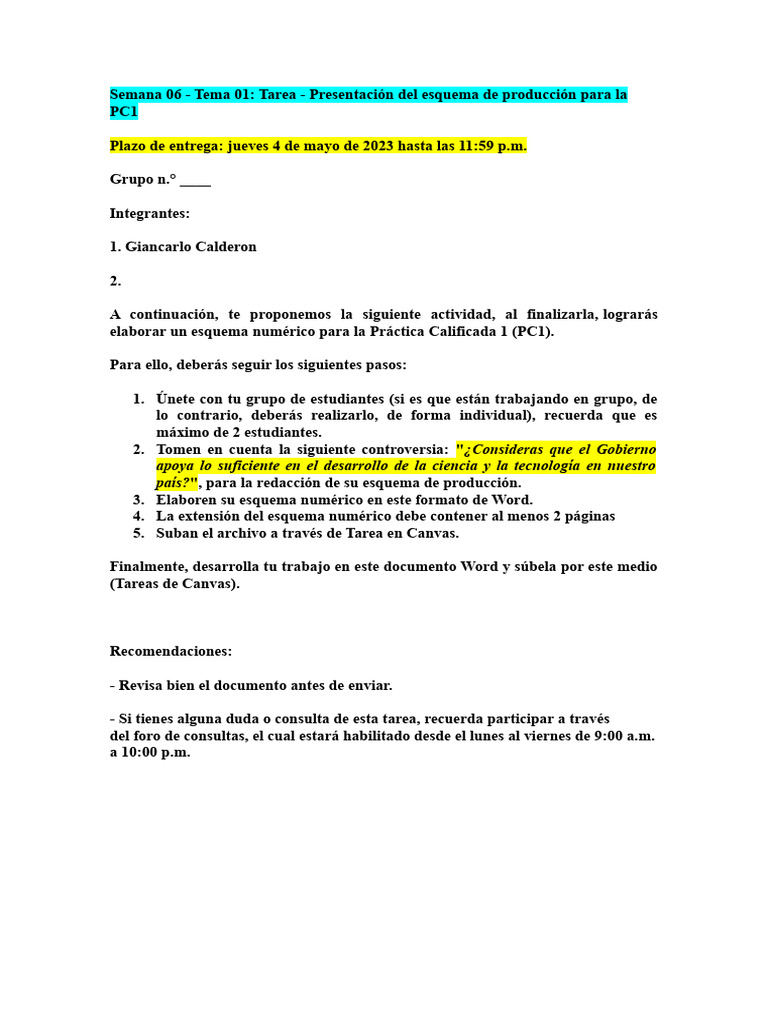 Texto Final (PC01) | PDF | Perú | México