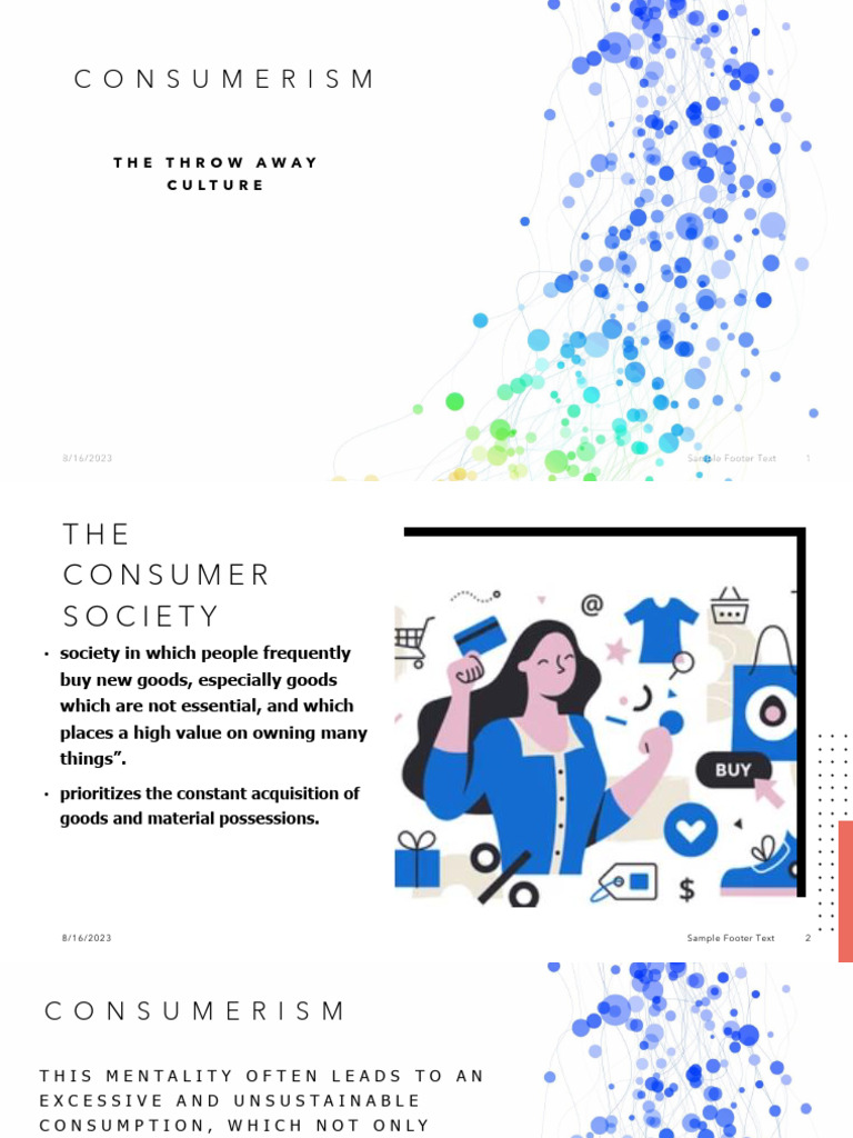 Understanding Consumerism and Waste Culture | PDF | Consumerism | Economies