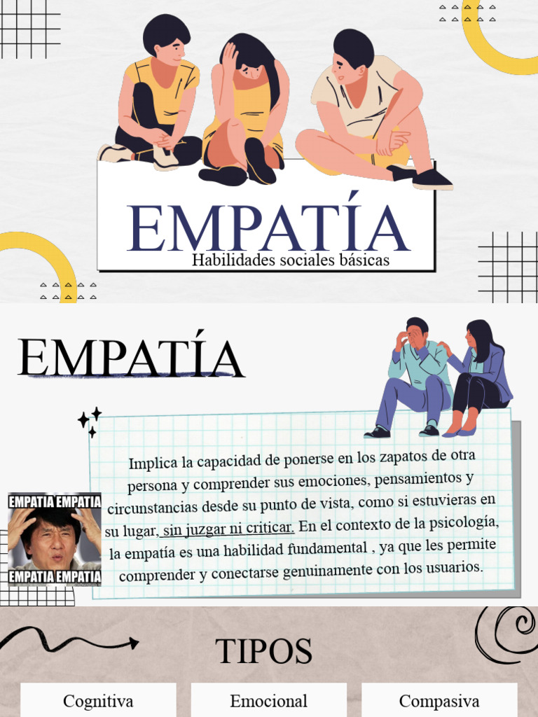 Habilidades Sociales (EMPATÍA) | PDF | Empatía | Las emociones
