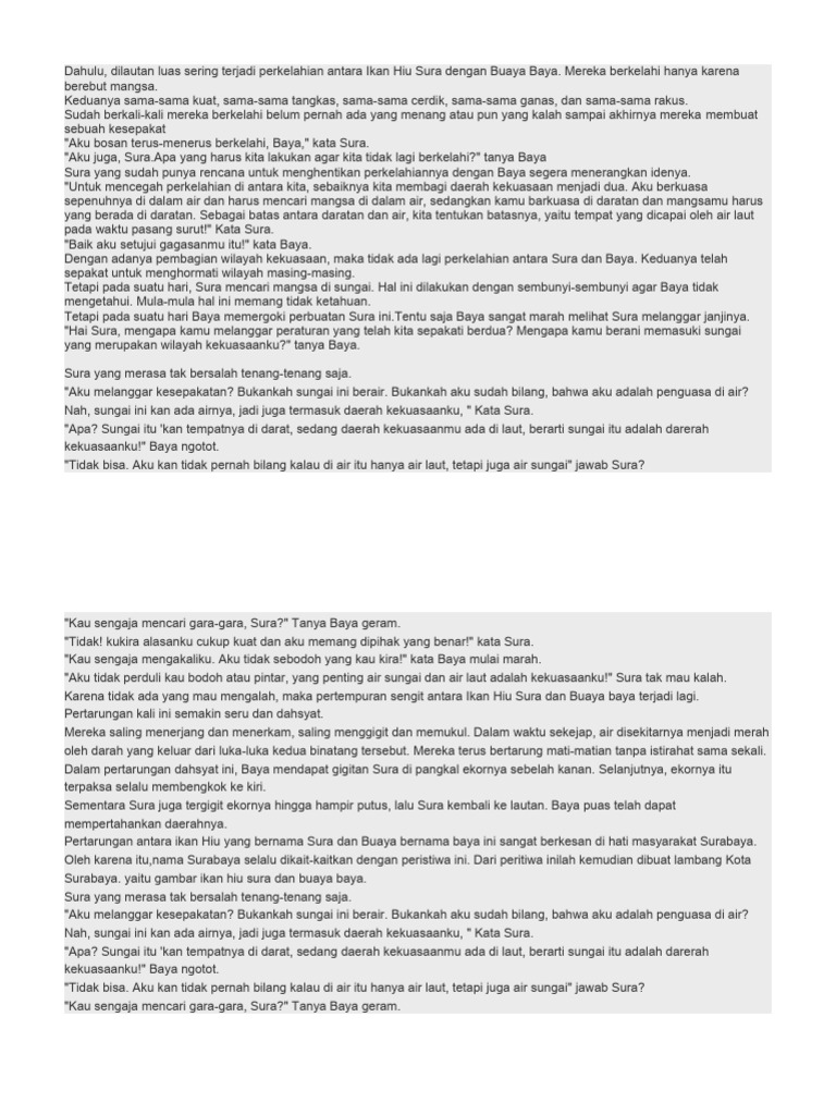 Cerita Dongeng | PDF