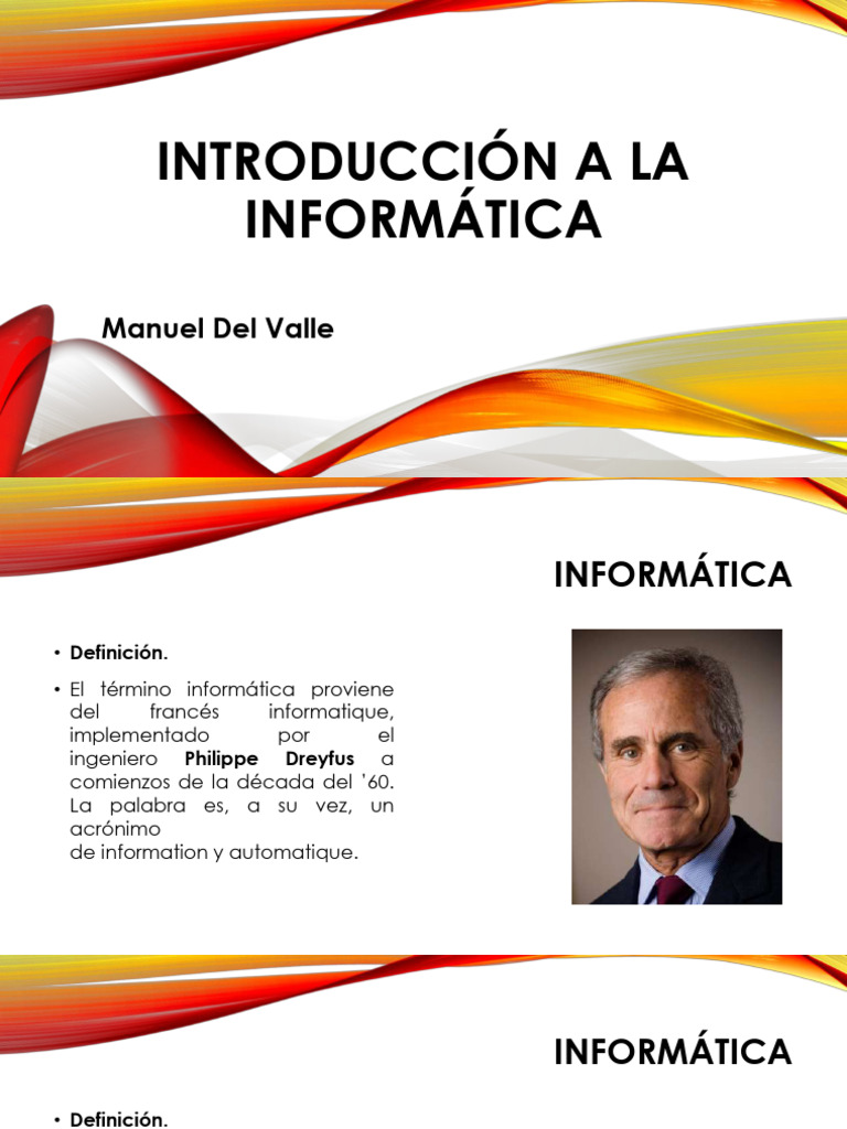 1era Clase Introducción A La Informática AITEC | PDF | Informática | Hardware de la computadora