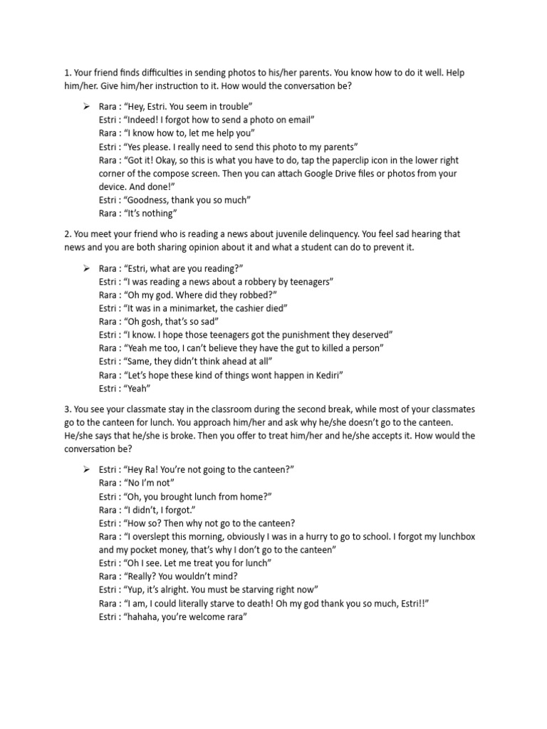 English Conversation | PDF