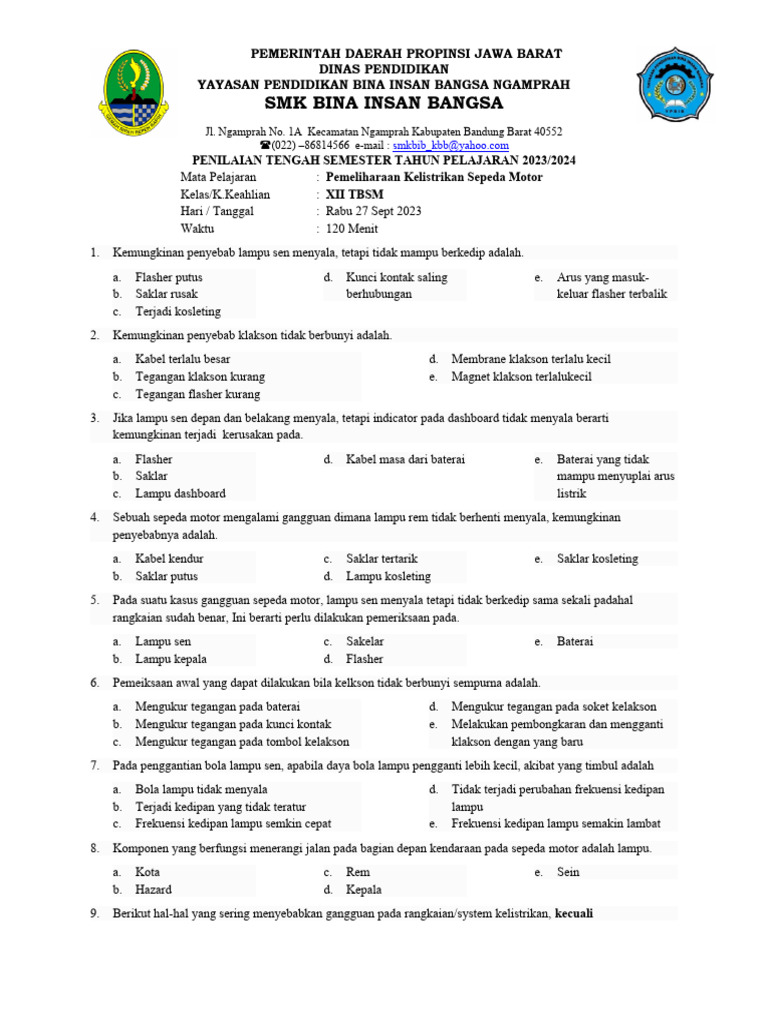 Pts PKSM Kls Xii | PDF