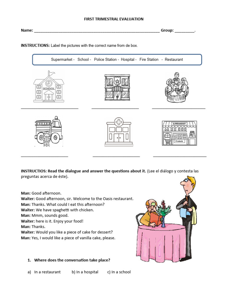 First Trimester Evaluation Guide | PDF | Goldilocks And The Three Bears ...