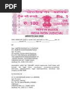 Agreement To Sale (Banakhat) | PDF | Deed | Guarantee