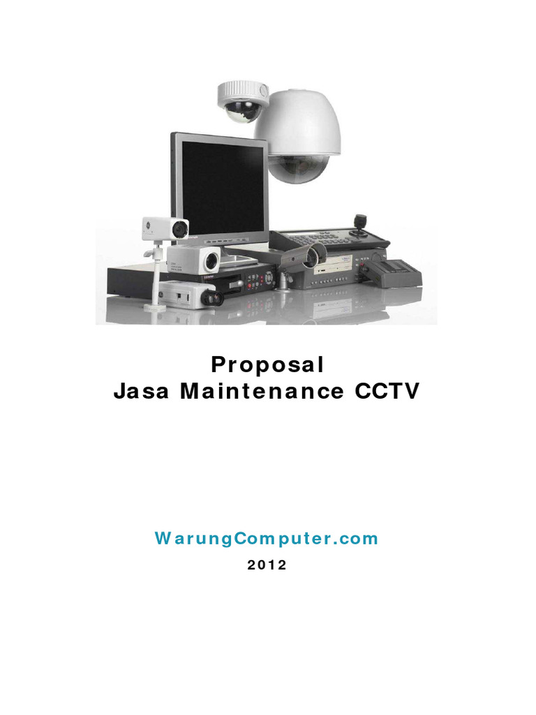 Proposal Jasa Maintenance CCTV | PDF | Teknologi & Rekayasa