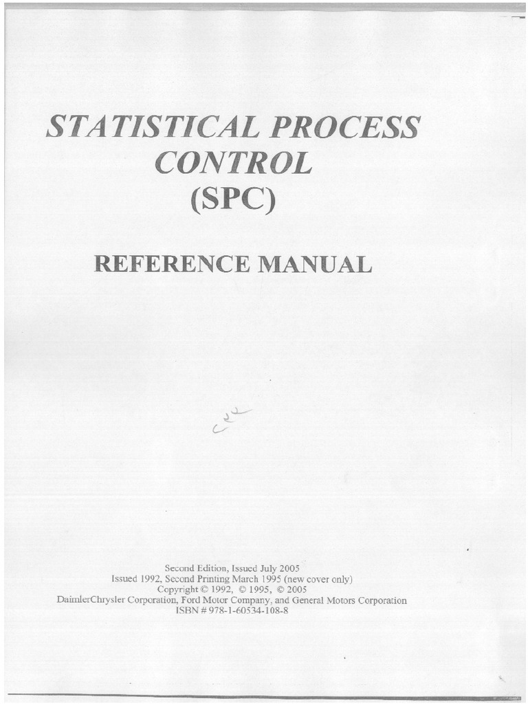 SPC Manual | PDF