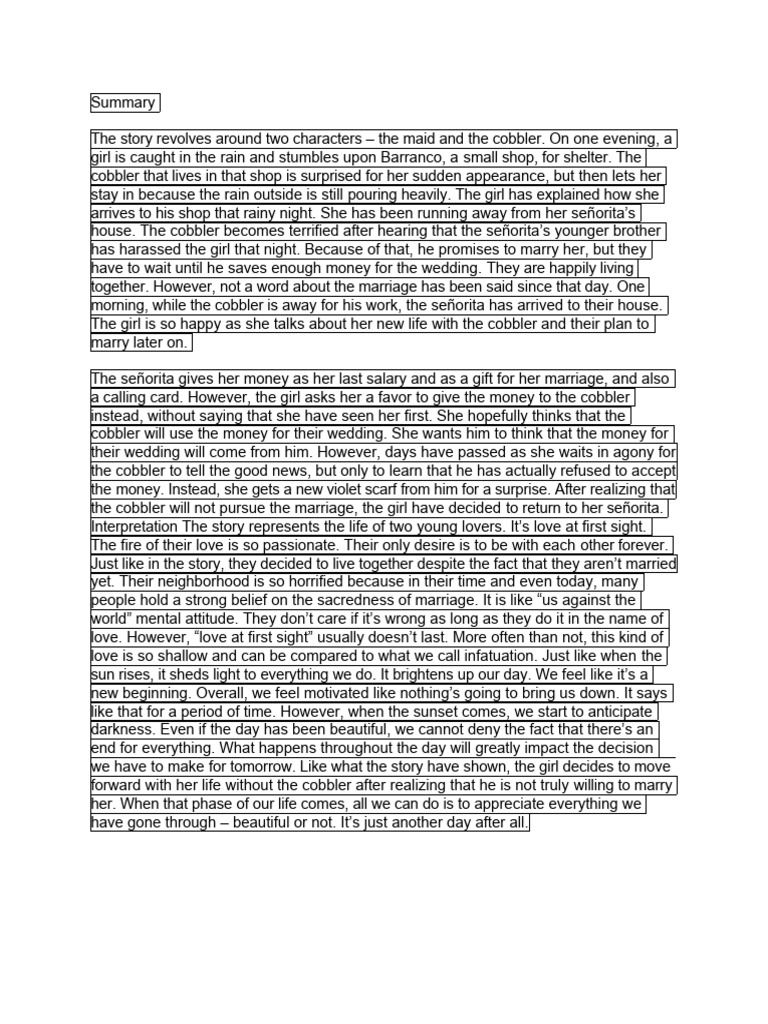 The Sunset | PDF | Love