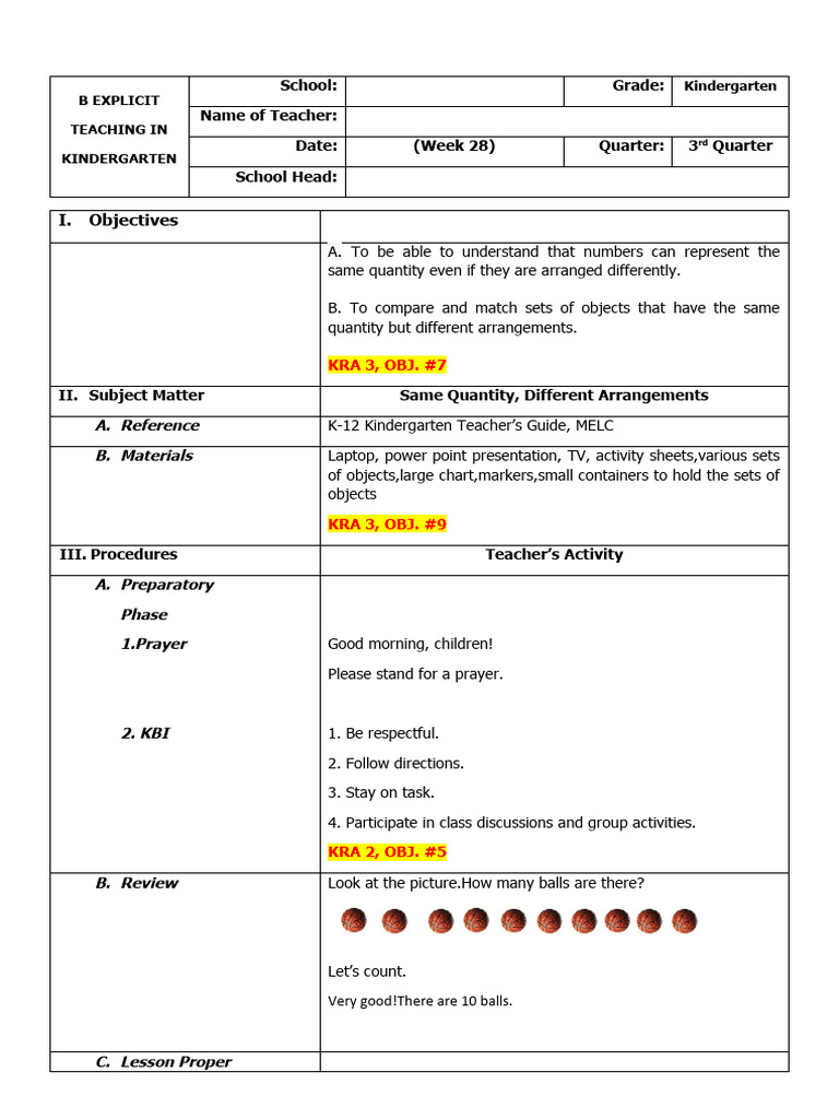 2.WEEK 28 Lesson Plan | Download Free PDF | Lesson Plan | Cognitive Science