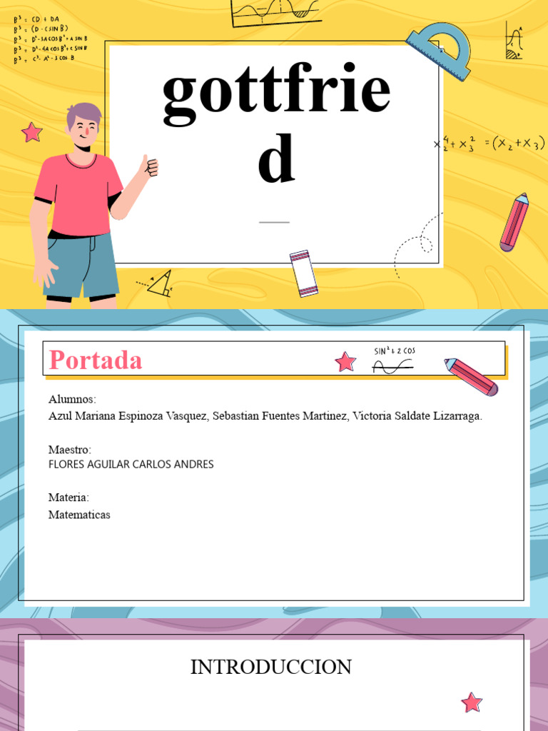 Presentacion Mate | PDF | Gottfried Wilhelm Leibniz | Enseñanza de matemática