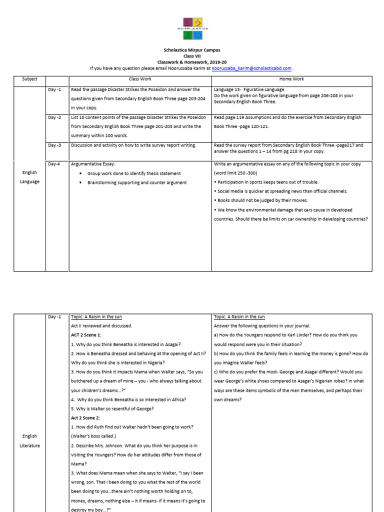 Class VII - Homework - Week 1 | PDF | Gases | Waves