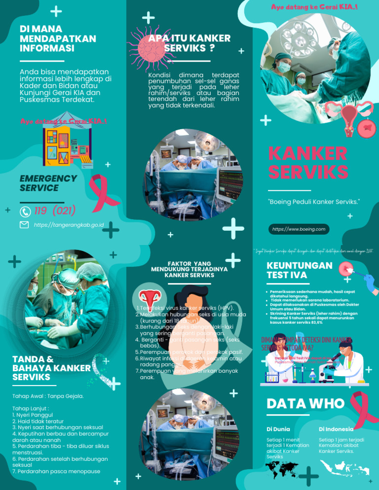 Leaflet Kanker Serviks | PDF