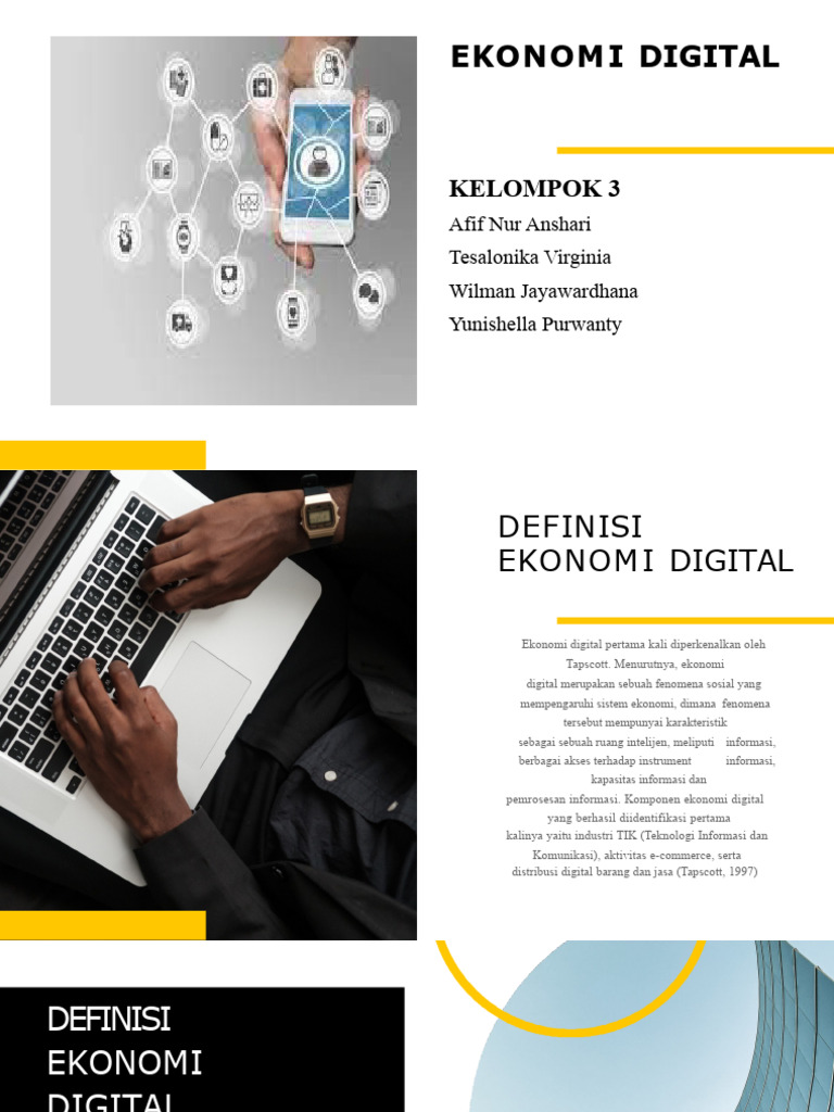 Presentasi Ekonomi Digital | PDF