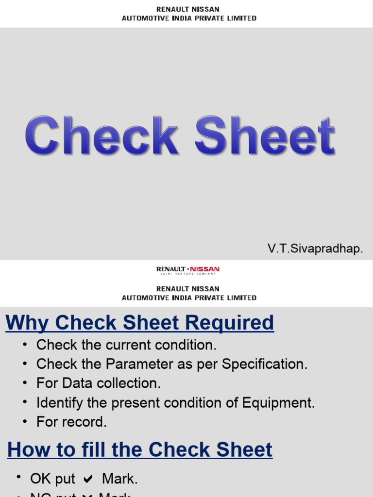 Check Sheet Instruction | PDF | Computing | Computer Science