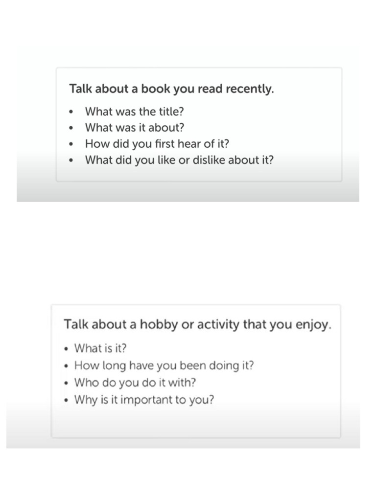 Duolingo Speaking Cues | PDF