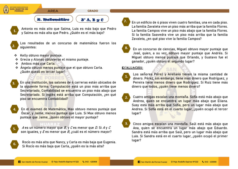Ordenamiento Lineal Vertical | PDF