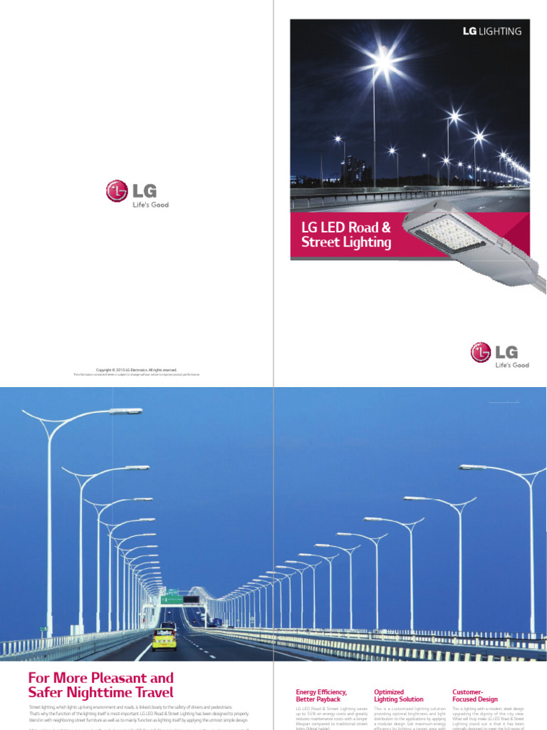LG LED Road - Street Lighting | PDF | Lighting | Street Light