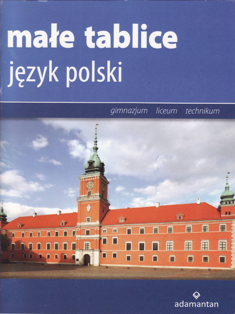 Male Tablice Jezyk Polski | PDF