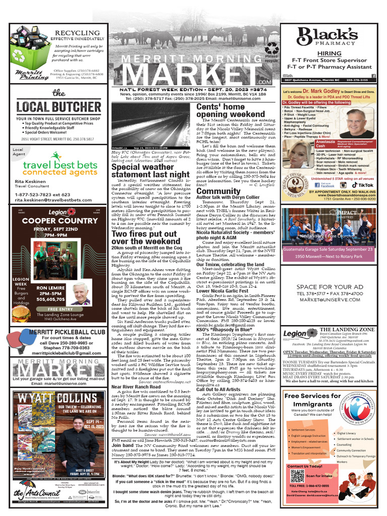 Merritt Community Events and Updates | PDF
