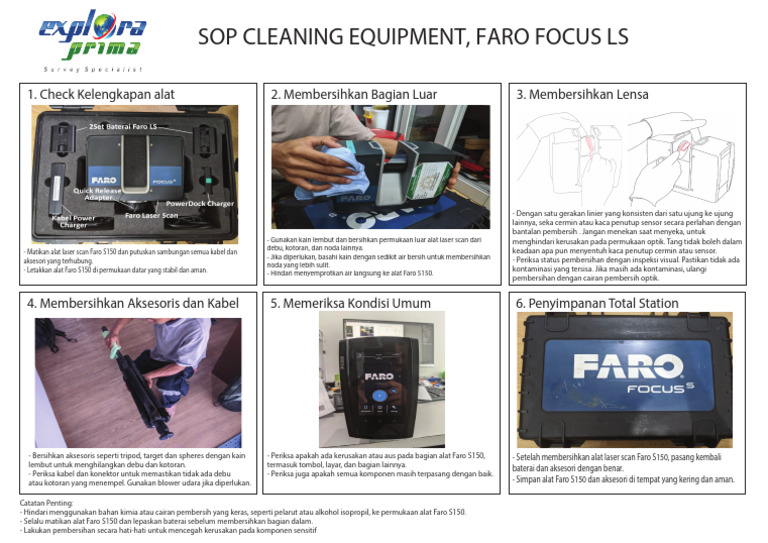 SOP Cleaning Equipment LS | PDF