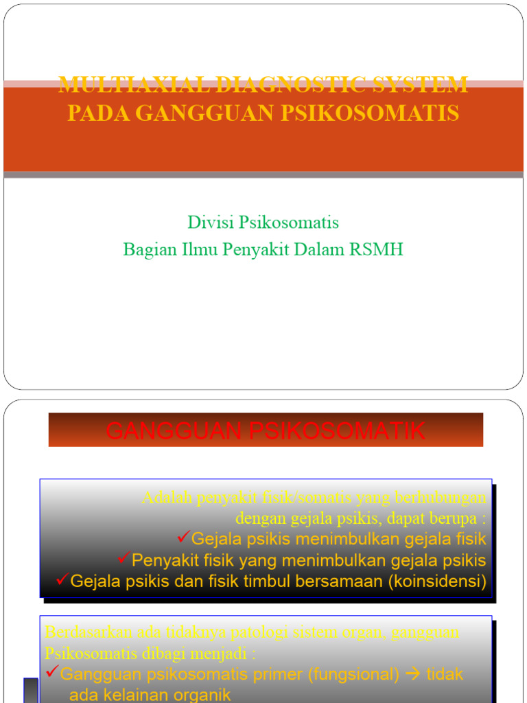 Multiaxial Diagnosis | PDF