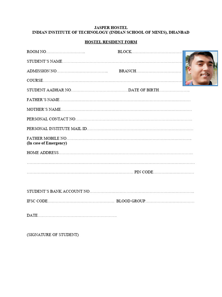 Residents Forms | PDF