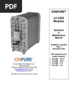 Ionpure: LX Cedi Modules | PDF | Electrical Connector | Pump