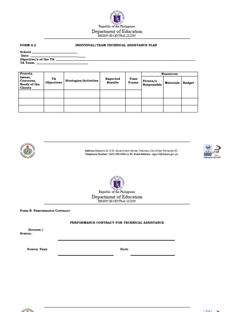Ta Forms Dftat | PDF