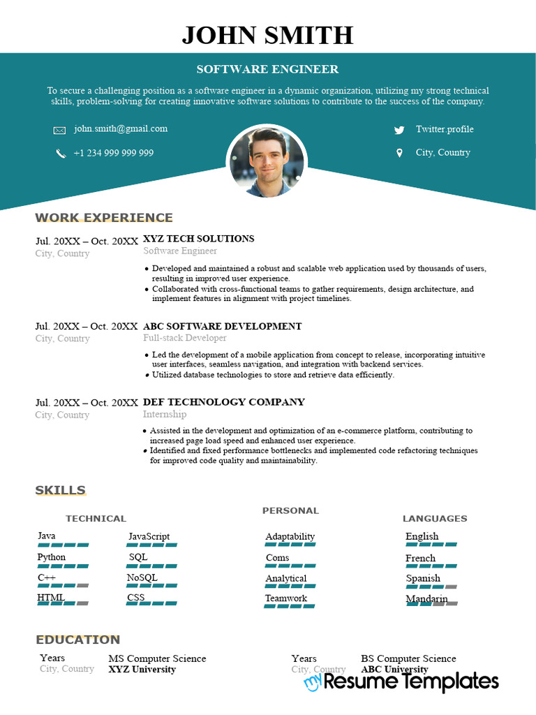 193 Software Engineer Resume | PDF | Résumé | Software