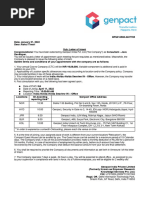 Cognizant Offer Letter | PDF | Salary | Wage