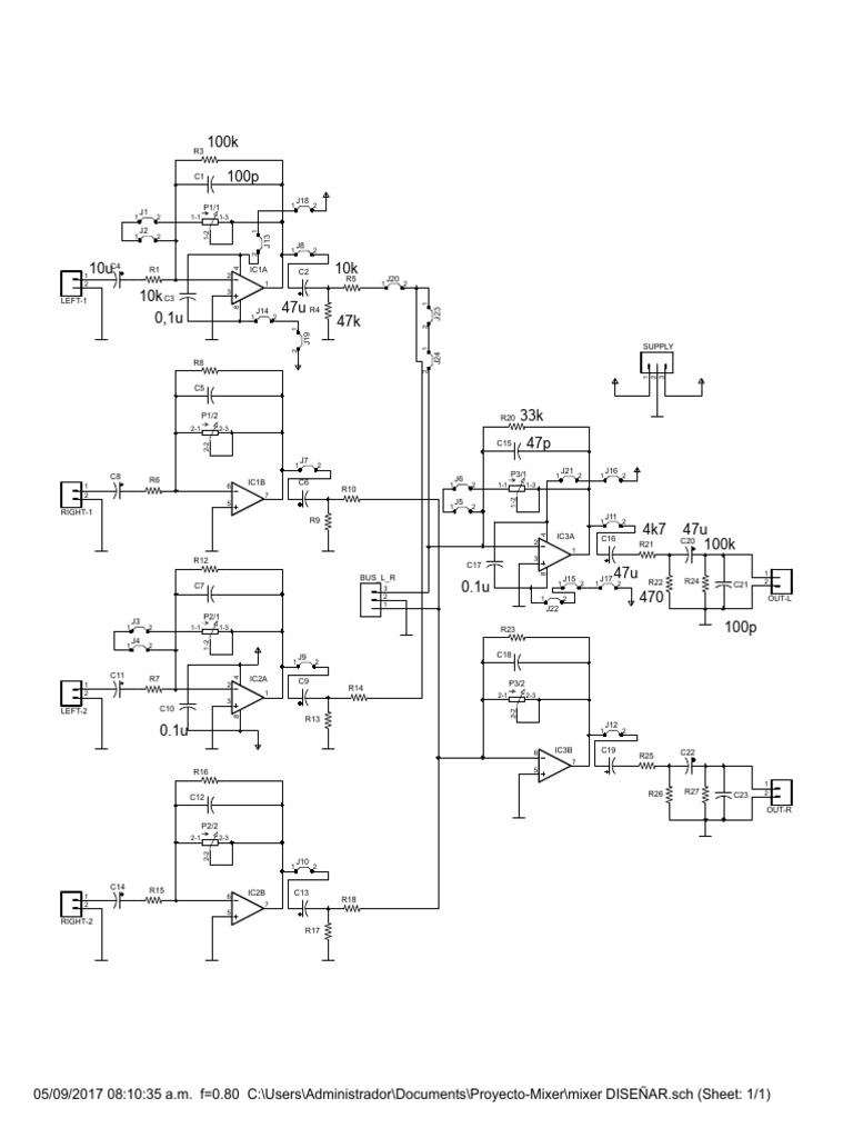 Diagrama Mixer | PDF