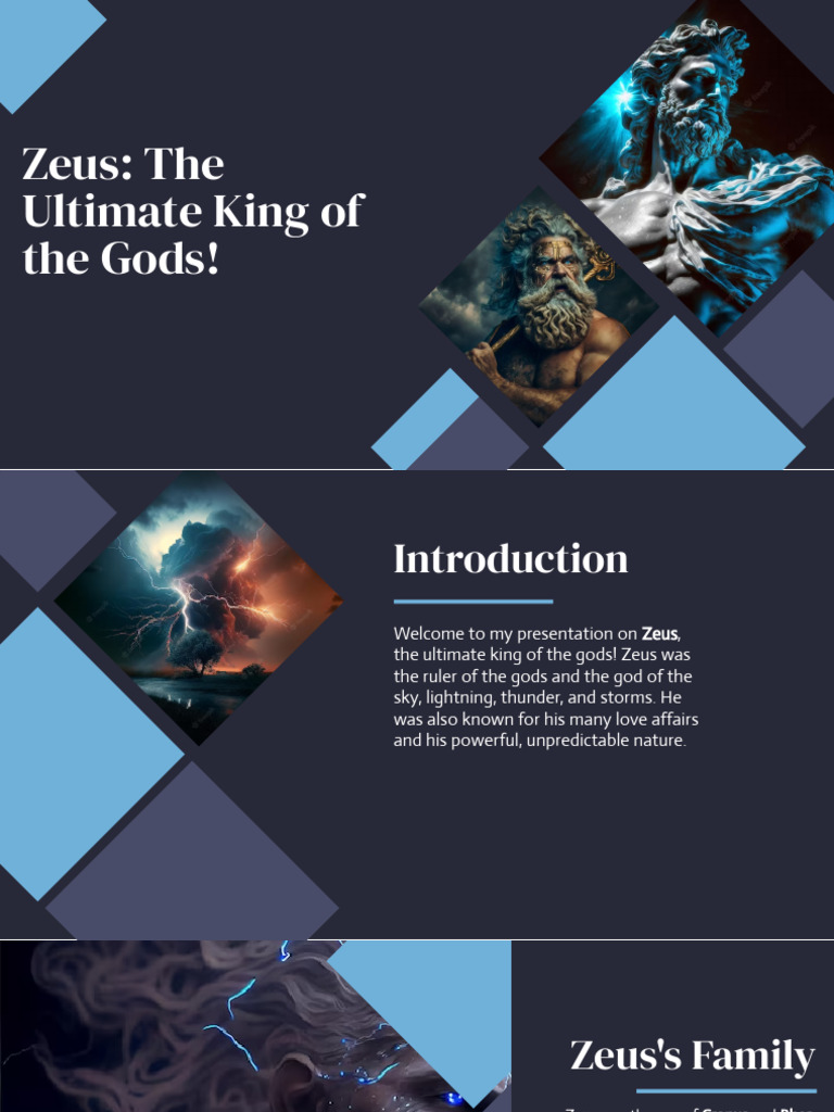 Zeus The Ultimate King of The Gods | PDF