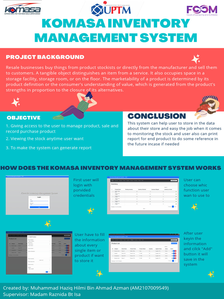 Fyp Poster | PDF | Inventory | Economies