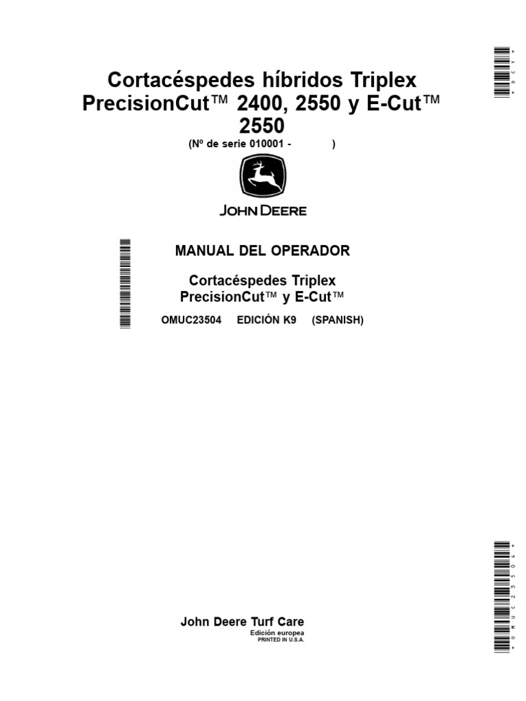 Manual 2550 | PDF | Cortacésped | Motores