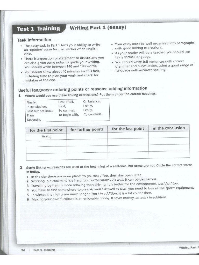 Essay Practice May - Peter - First - Trainer | PDF