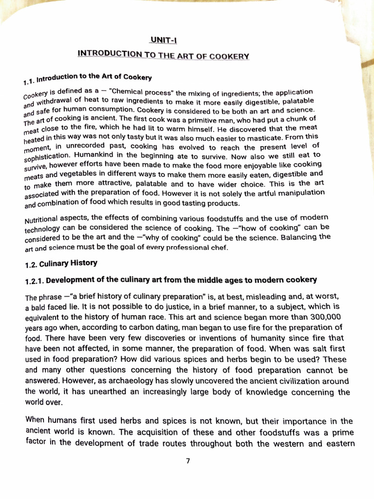 Food Production Chapter 1 Text Book | PDF