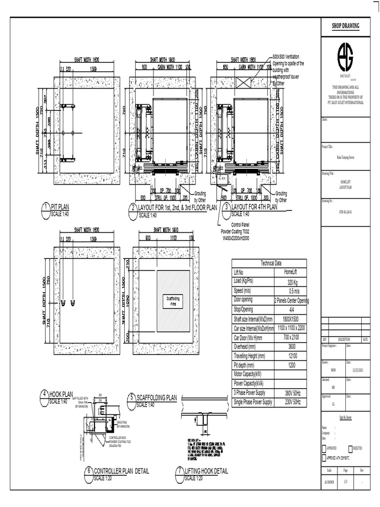 Home Lift Ruko Tanjung Duren R3 (6222) | PDF | Elevator | Building ...