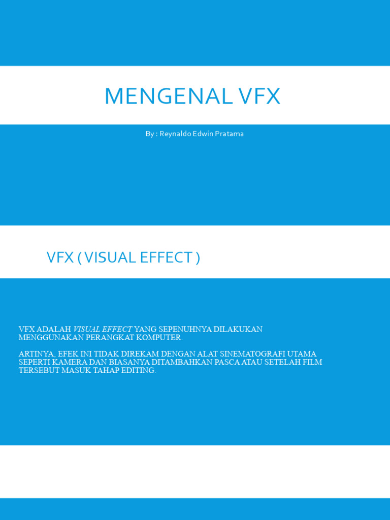MENGENAL VFX | PDF