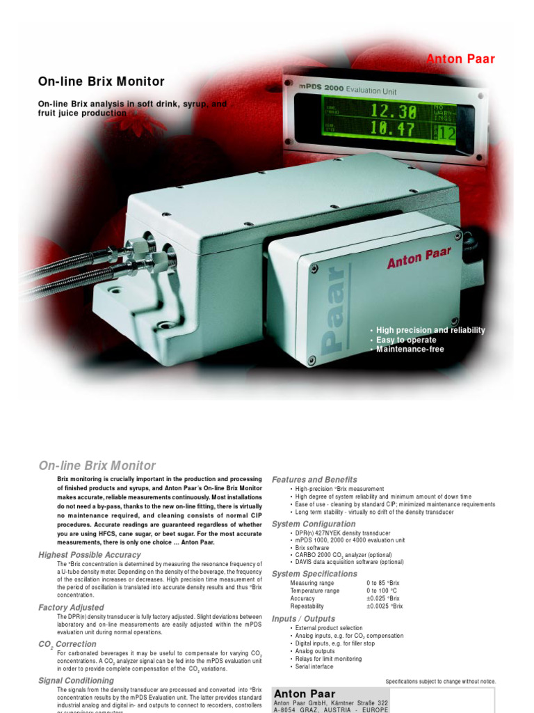 Brix | PDF | Accuracy And Precision | Data Acquisition