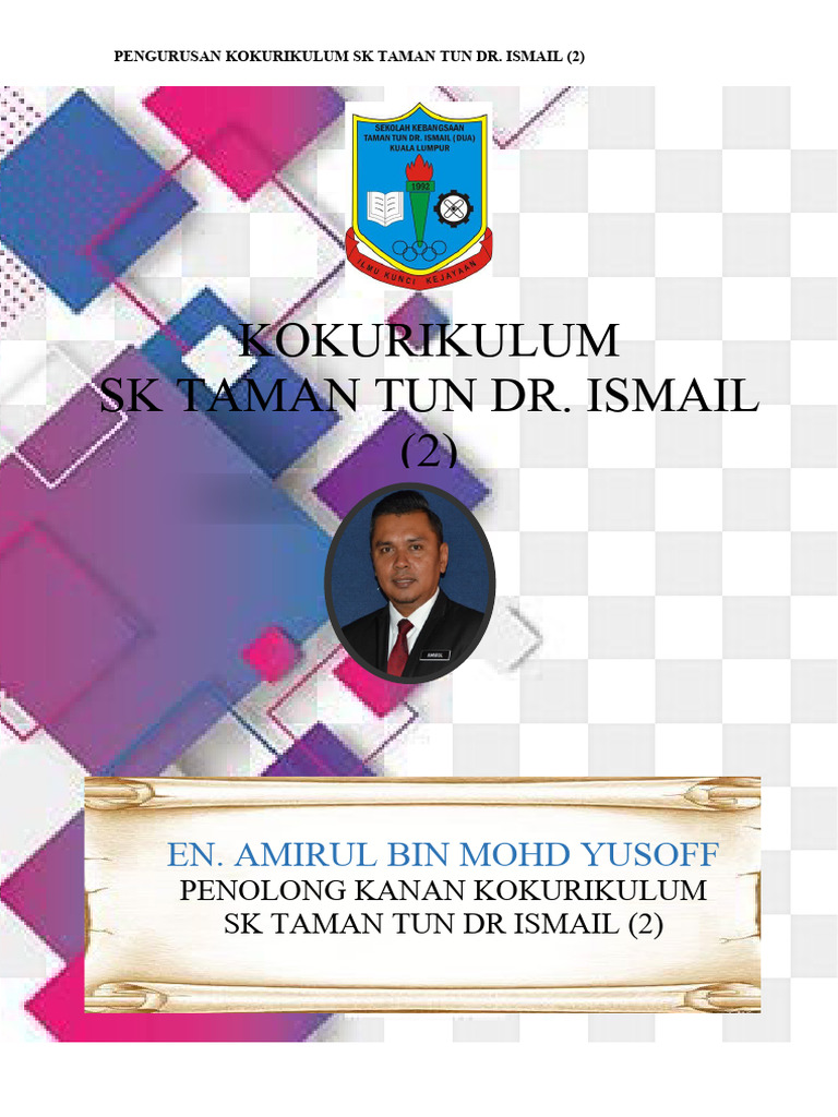 Cetakan D Buku Pengurusan Kokurikulum SK Ttdi2 Sesi 2023 2024 Terkini | PDF